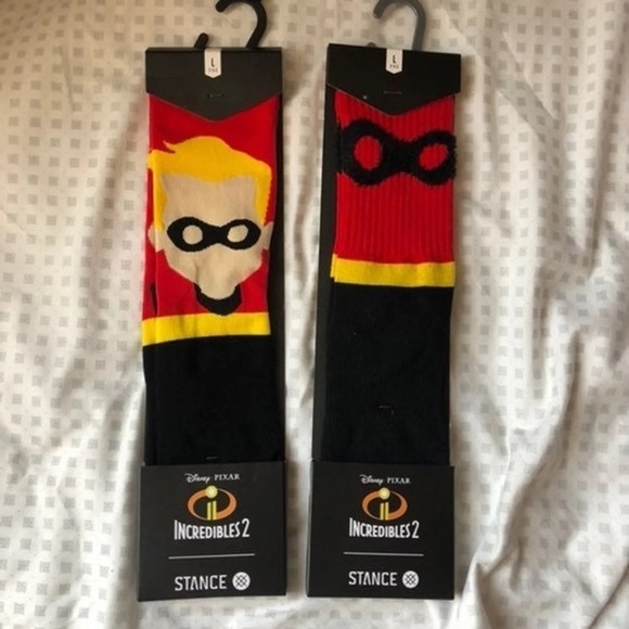 Disney | Accessories | New Disney Stance Incredibles Crew Socks | Poshmark